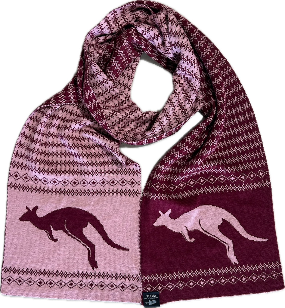 Kangaroo Island Fair Isle Scarf – Kangaroo Island Wool Company